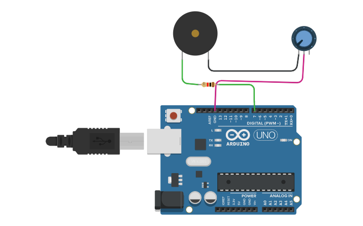 Circuit Design Audio Circuit Tinkercad