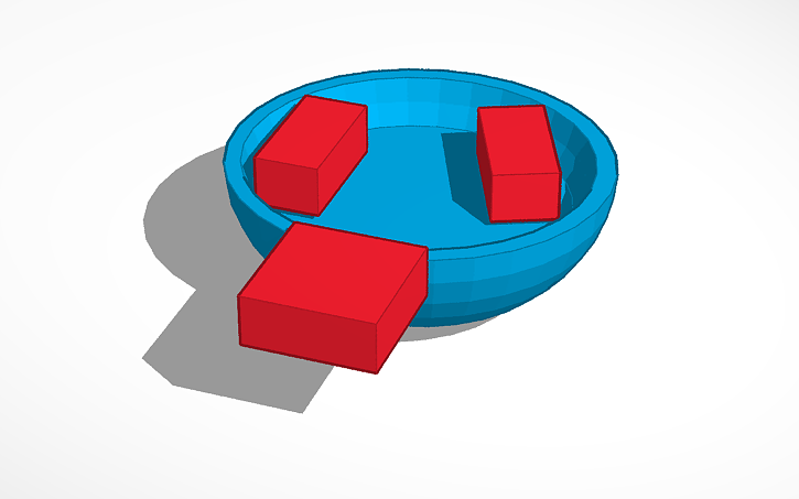3D design Semi Circle - Tinkercad