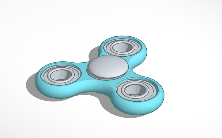 3d Design Fidget Spinner Tinkercad