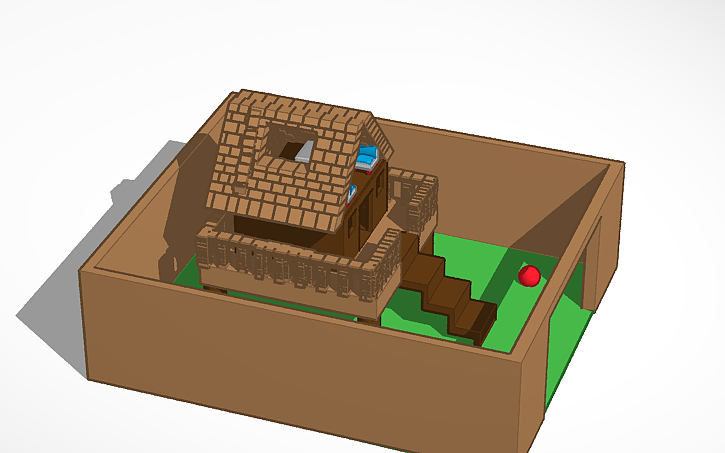 3D design tree house - Tinkercad