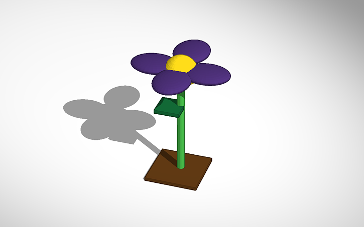 3D design Copy of flower - Tinkercad