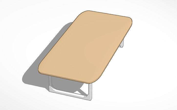 3D design Modern Dining Table (Not Scaled To Other Furniture) | Tinkercad