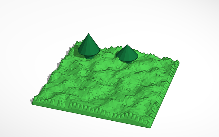 3D design Forest Tile Alexa | Tinkercad