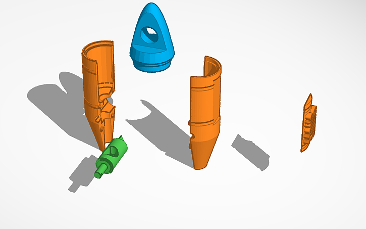3D design Snuff Tank Dispenser KeyChain - Tinkercad