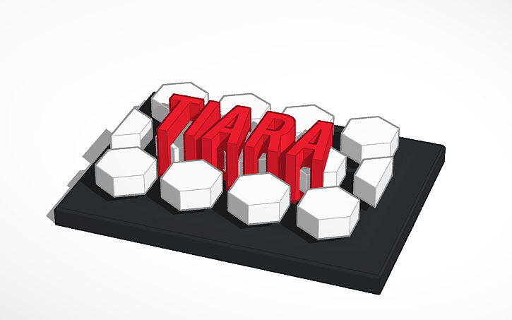 3D design Tiara | Tinkercad