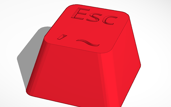 3D design Esc rk61 Keycap | Tinkercad