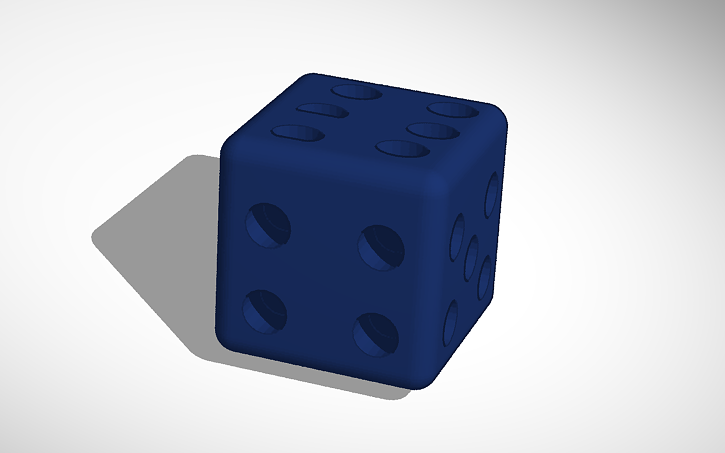 3D design dize | Tinkercad