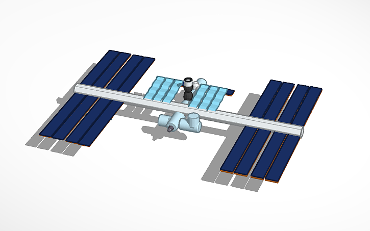 3D design Space Station - Tinkercad