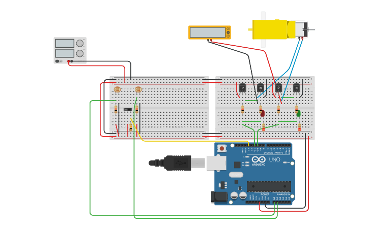 Circuit design Trabalho _7-7 - Tinkercad