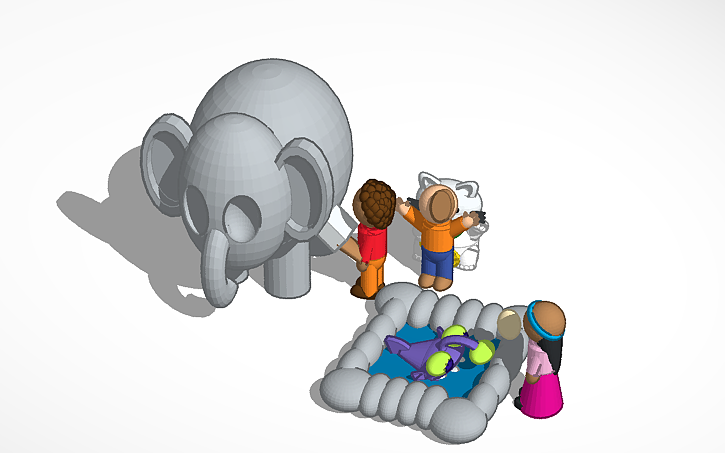 3D design be kind to animals. | Tinkercad