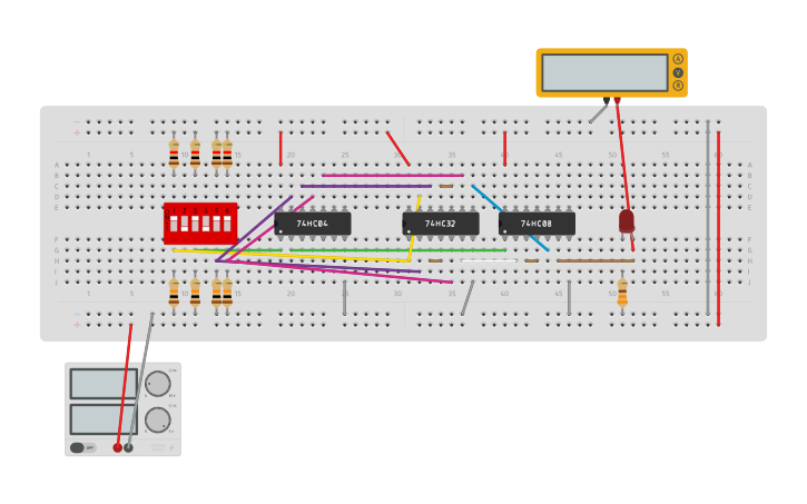 Circuit Design Simulacion 2 Tinkercad