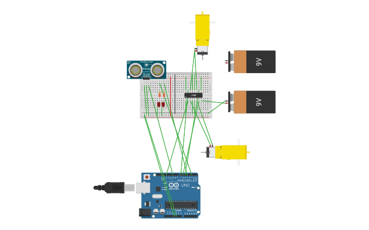 Circuit Design Final Robot Tinkercad