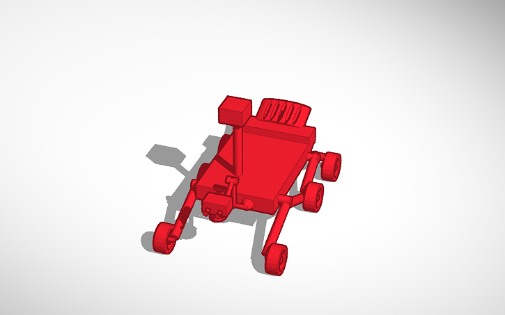3D design Mars rover - Tinkercad