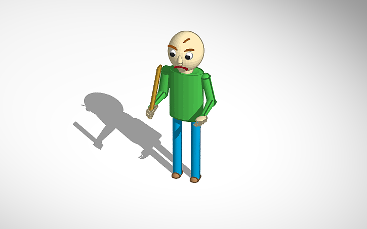 3D design Baldi - Tinkercad