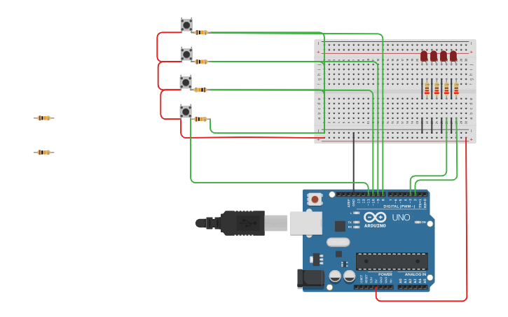 Circuit design PARTIDA DIRETA COM REVERSÃO - Tinkercad