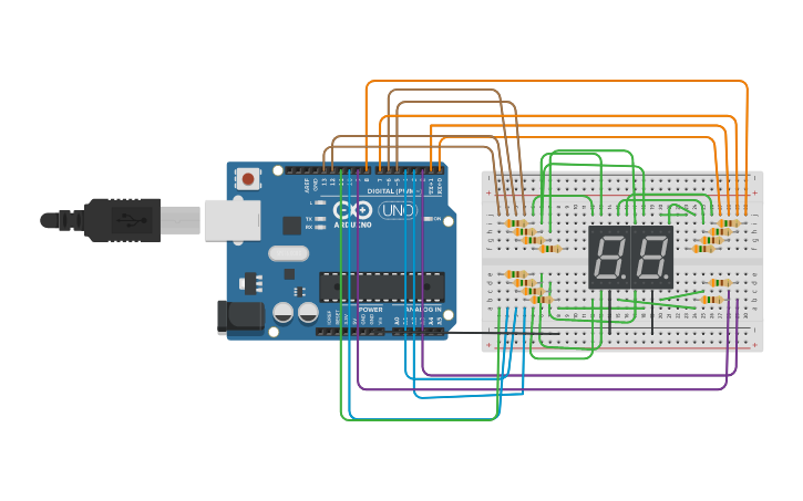Circuit design 0-99 | Tinkercad
