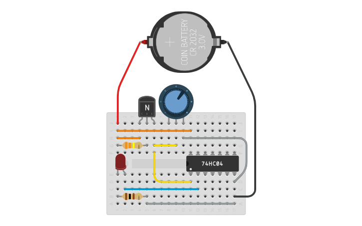 Circuit design Water sensor - Tinkercad