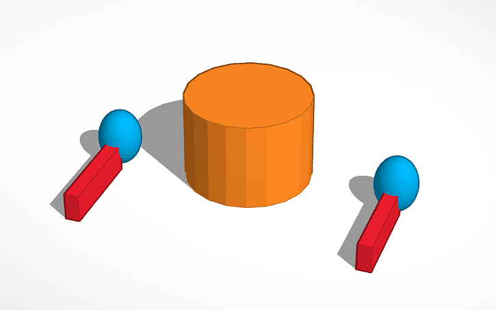 3D design little drummer boy - Tinkercad