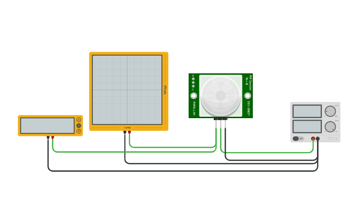Circuit Design Passive Infrared Sensor Tinkercad