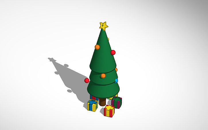 3D design Christmas Tree - Tinkercad