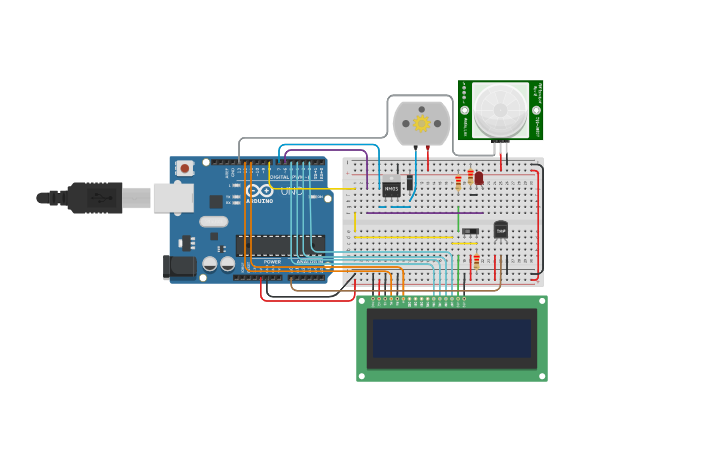 Circuit design Embed Final Skills Exam - Tinkercad