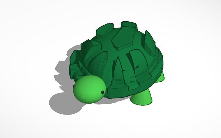 3D design Turtle - Tinkercad