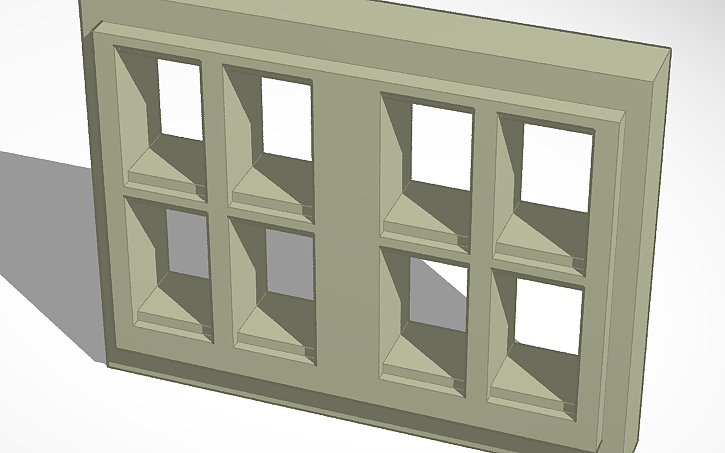 3d Design Window Tinkercad
