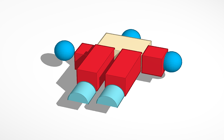 3D design Cuerpo humano - Tinkercad