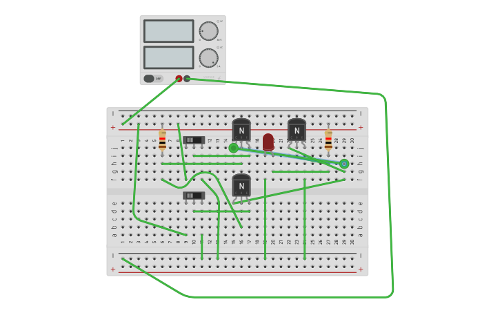 Circuit Design Задание 2 Tinkercad