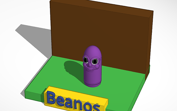 3D design Beanos meme | Tinkercad