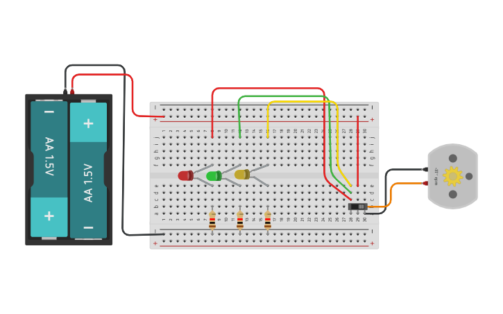 Circuit design paralelo Yenka-Moron | Tinkercad