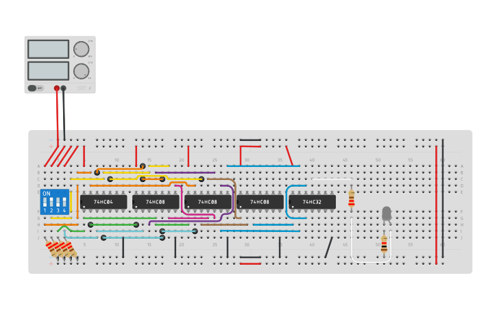 Circuit design tarea - Tinkercad