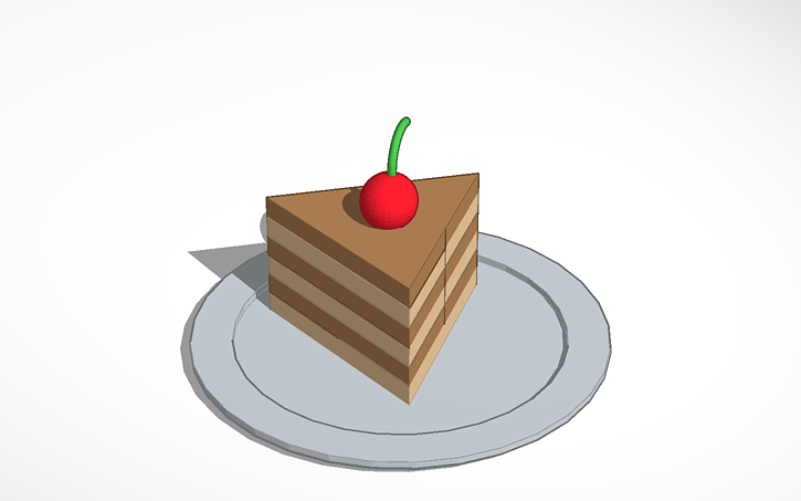 3D design Cake cake - Tinkercad