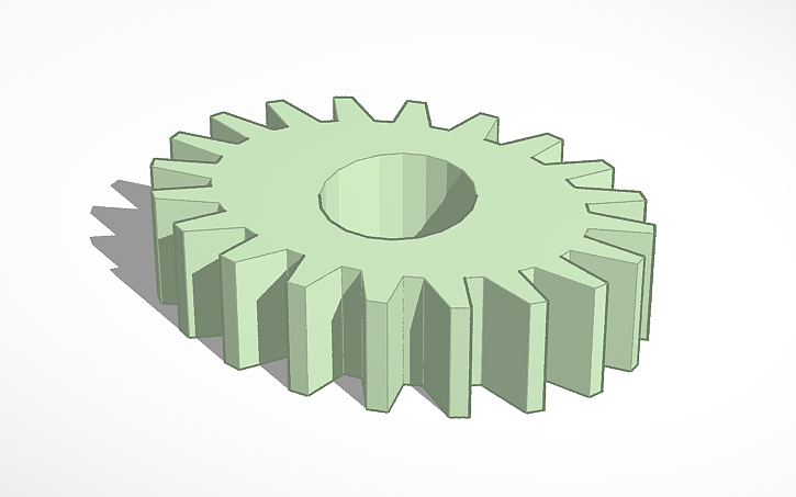 3D design engrane 20 dientes | Tinkercad