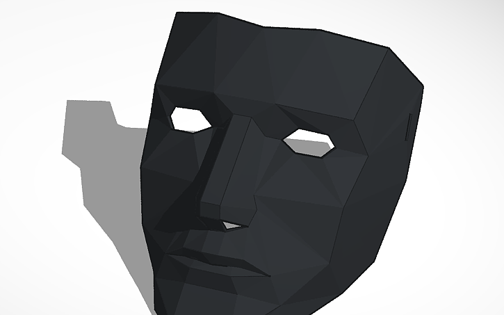 3D design Boss mask squid game - Tinkercad