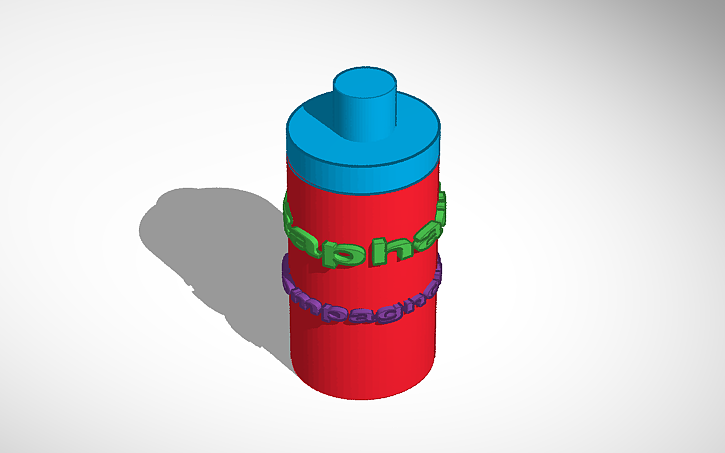 3D design Water bottle | Tinkercad