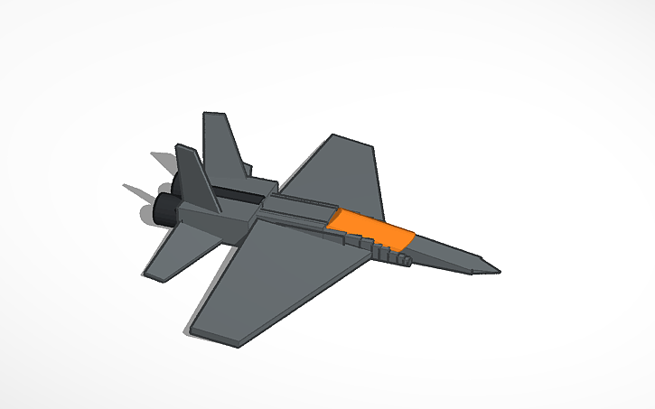 3D design fighter jets F-22 | Tinkercad