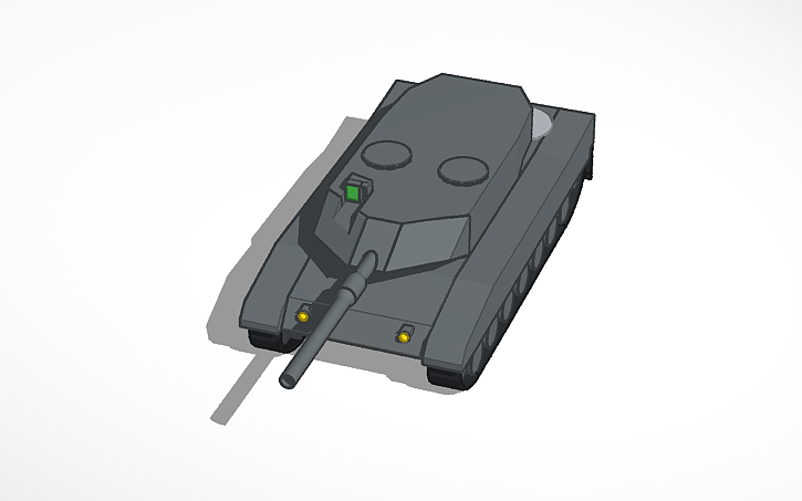 3D design Leopard 2A6 - Tinkercad
