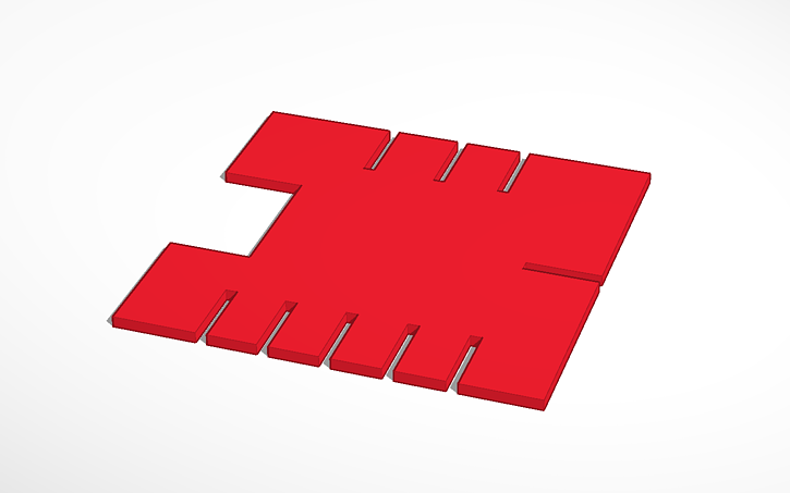 3D design Light Ray Box Baffle (Slit Plate) - Tinkercad