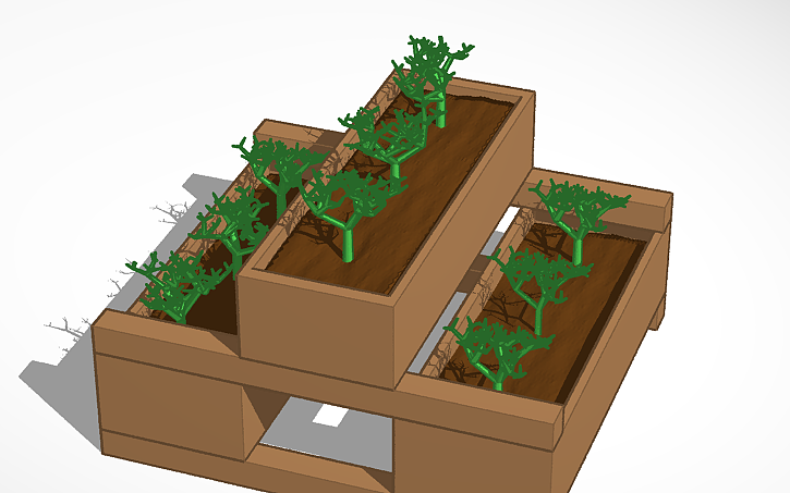3D design Garden - Tinkercad