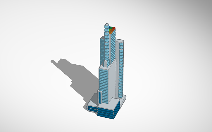 3D design Skyscraper - Tinkercad
