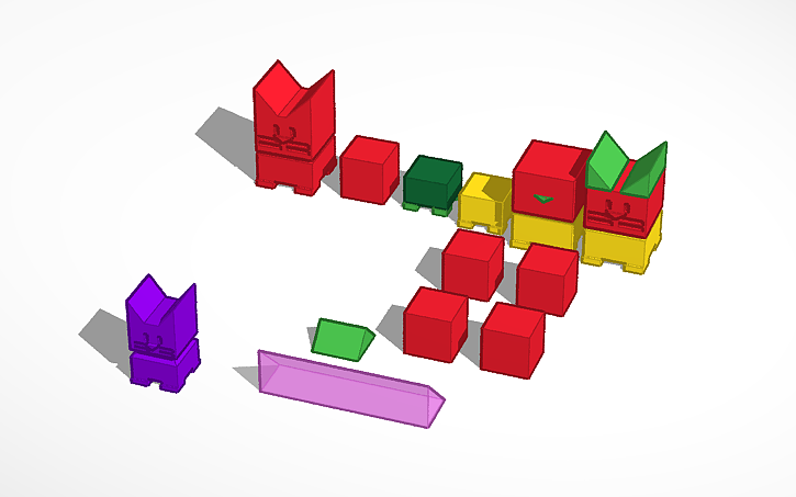 3D design Kitty cat - Tinkercad