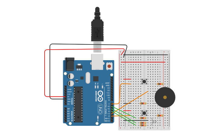 Circuit design extra activity final | Tinkercad
