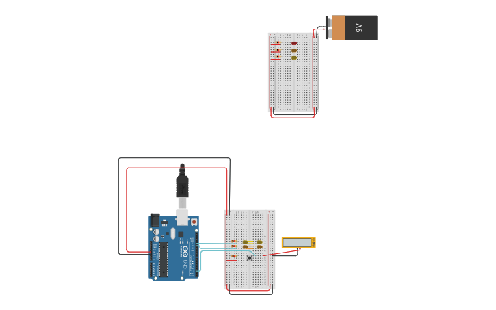 Circuit design Lecture arduino circuit - Tinkercad