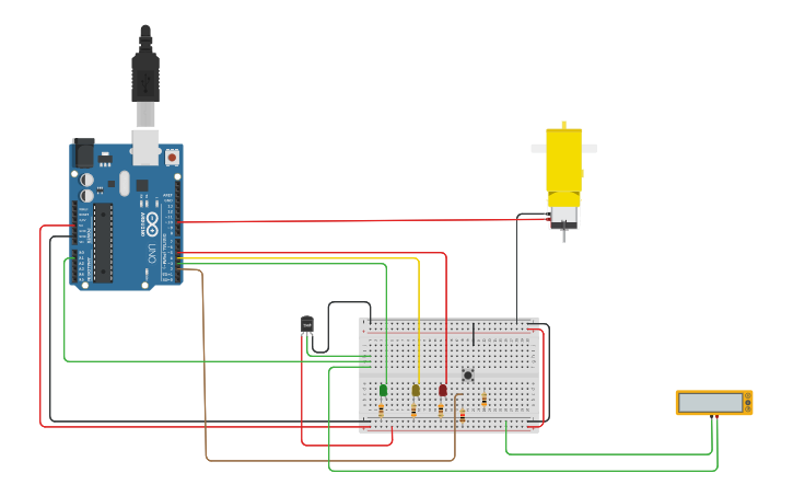 Circuit design PRUEBA 1 - Tinkercad