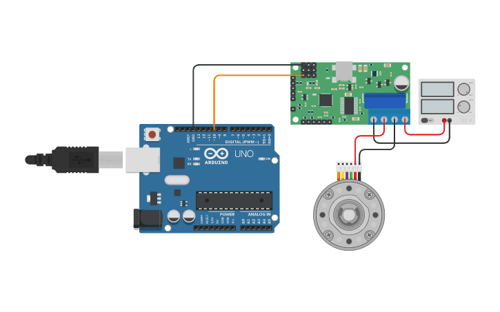 Circuit Design Pololu Motor Controller Tinkercad 