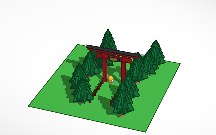 3D design Gate | Tinkercad