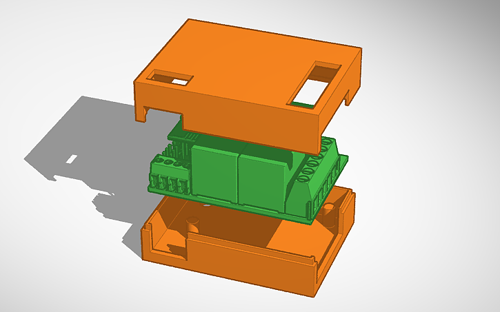 3D design DIY-Sonoff enclosure - Tinkercad