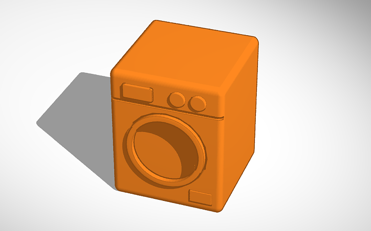 3D design Washing machine - Tinkercad
