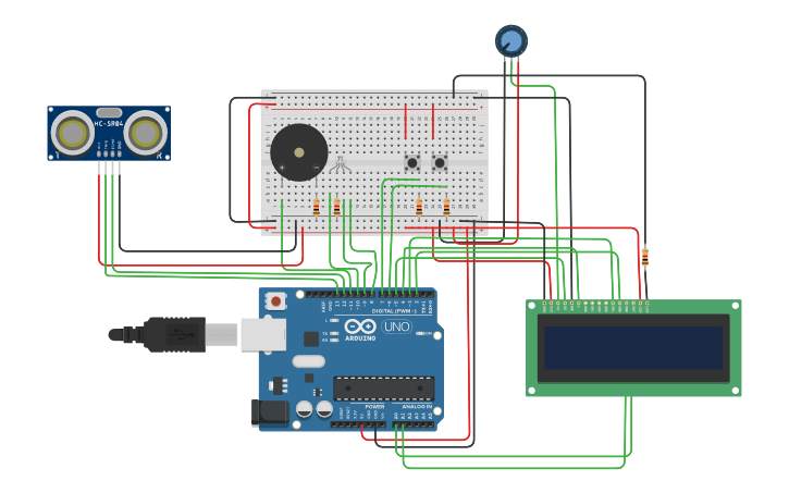 Circuit design part4 house alarm - Tinkercad